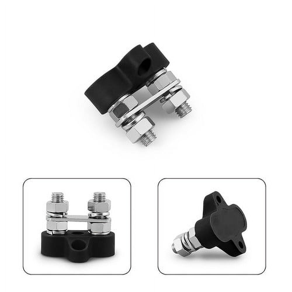 5/16" Terminal Stud M8 12v/24v Junction Block Bus Bar Insulated Dual Power - Walmart.com