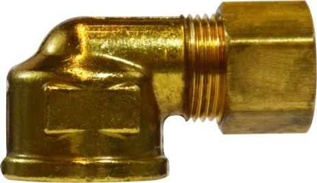 5/16 X 1/4 Comp X FIP Elbow, Compression, Brass Fittings - Walmart.com