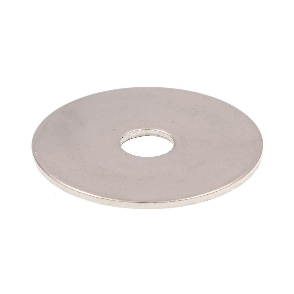 5/16 in. x 1-1/2 in. O.D. Grade 18-8 Stainless Steel Fender Washers (50 ...