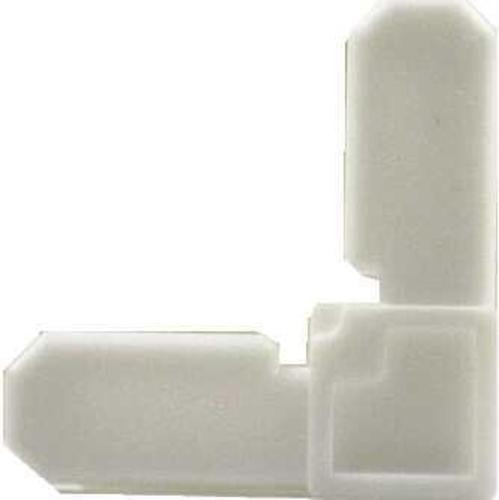 5/16 in. x 3/4 in., White, Plastic, Screen Frame Corner (100-pack ...
