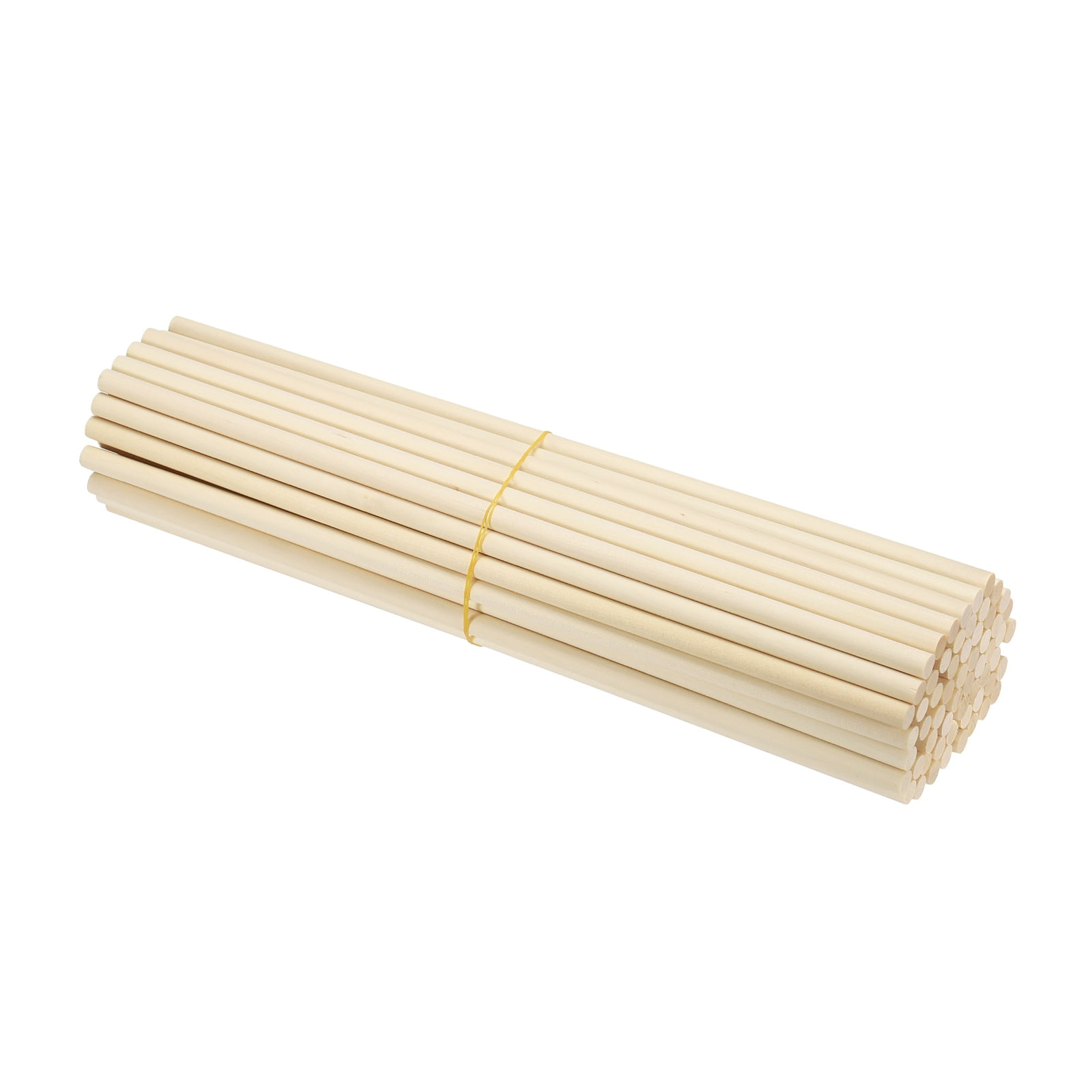 Uxcell Wooden Dowel Rod, Wood Dowels Unfinished Round Wood Sticks ...