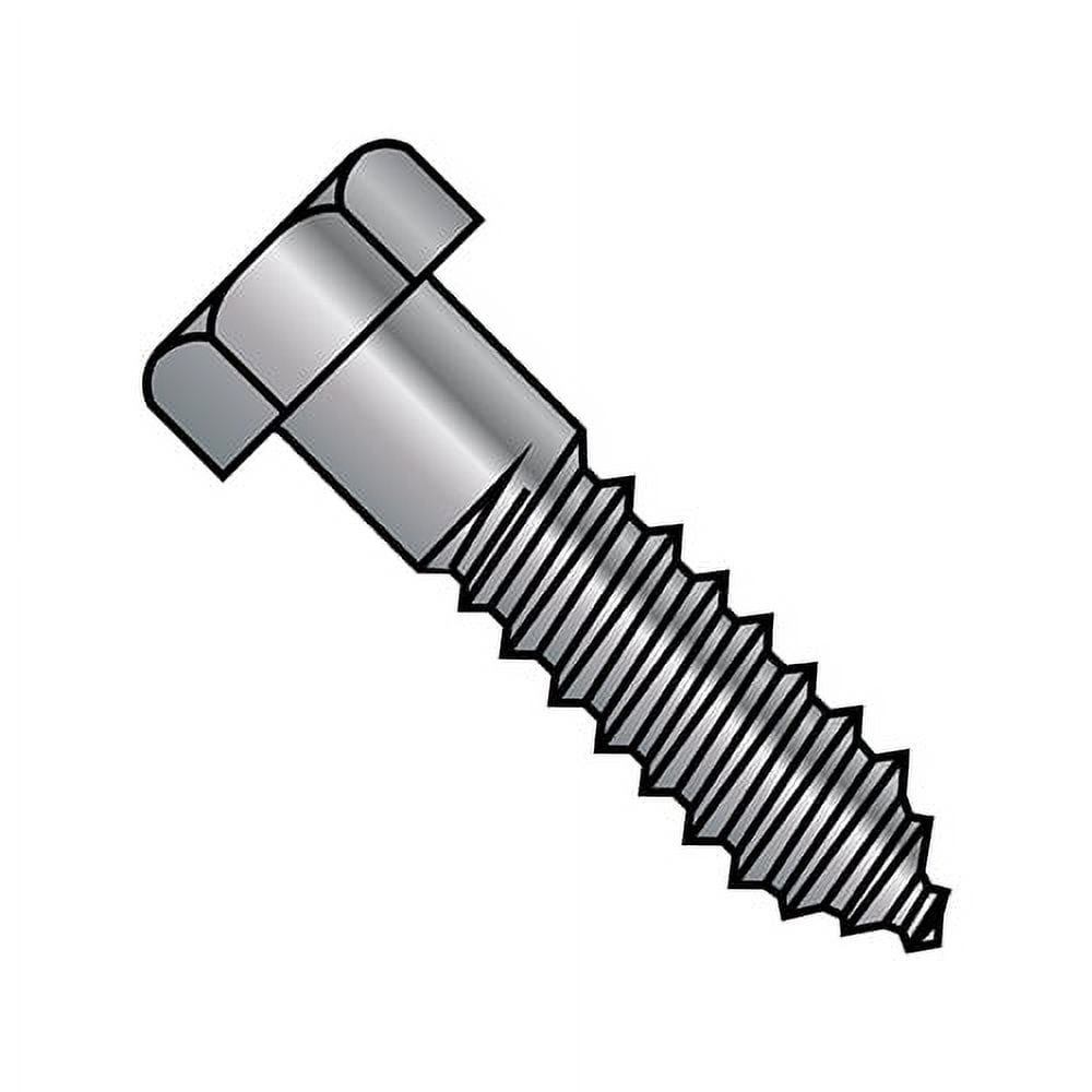 5/16X5 Hex Lag Screw Galvanized Gimlet Point (Pack Qty 150) BC-3180LG ...