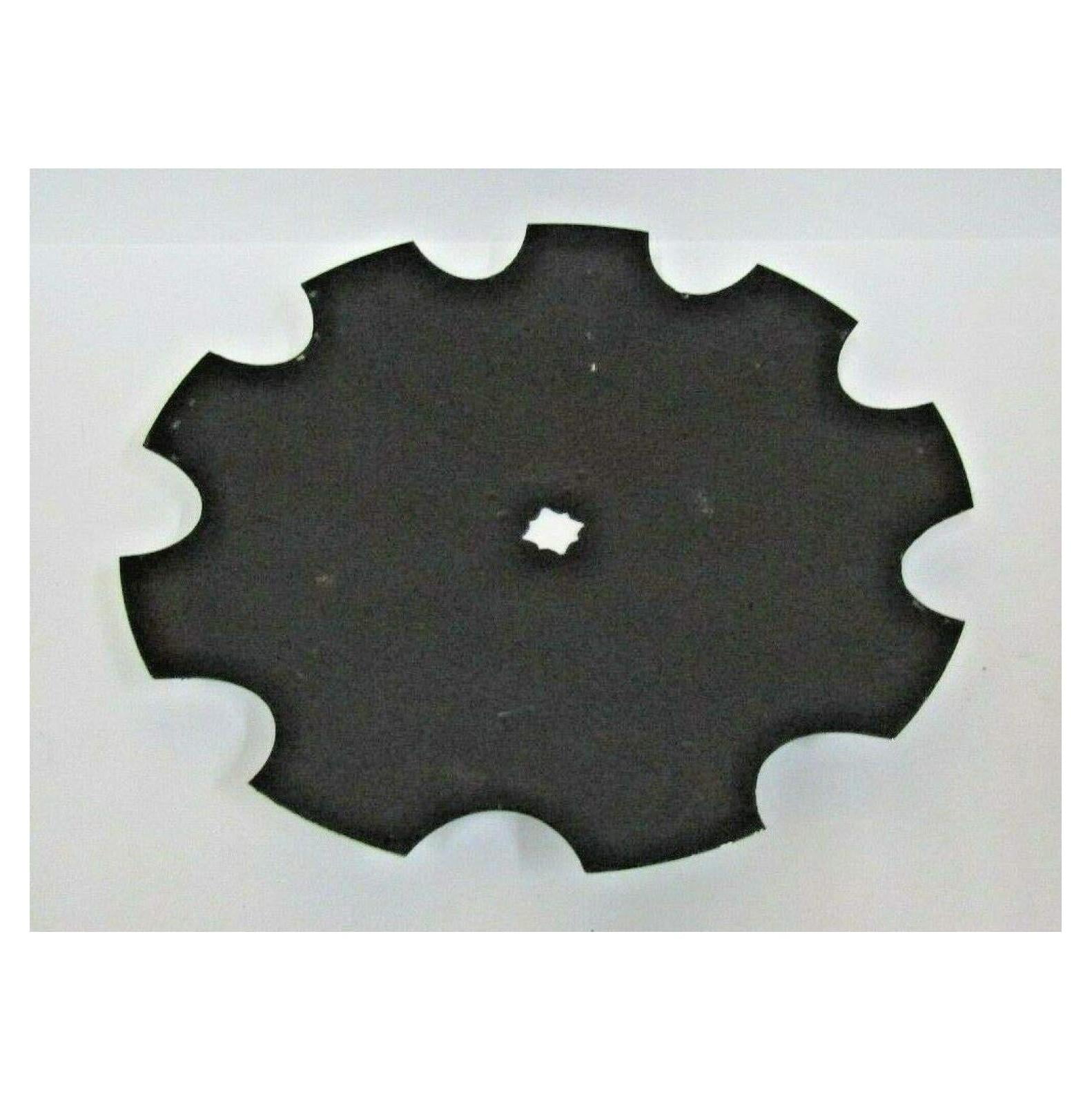 (5) 18" DISC Harrow Blade, Notched 3.5MM (9 Gauge) 1" Square & 1-1/8 ...