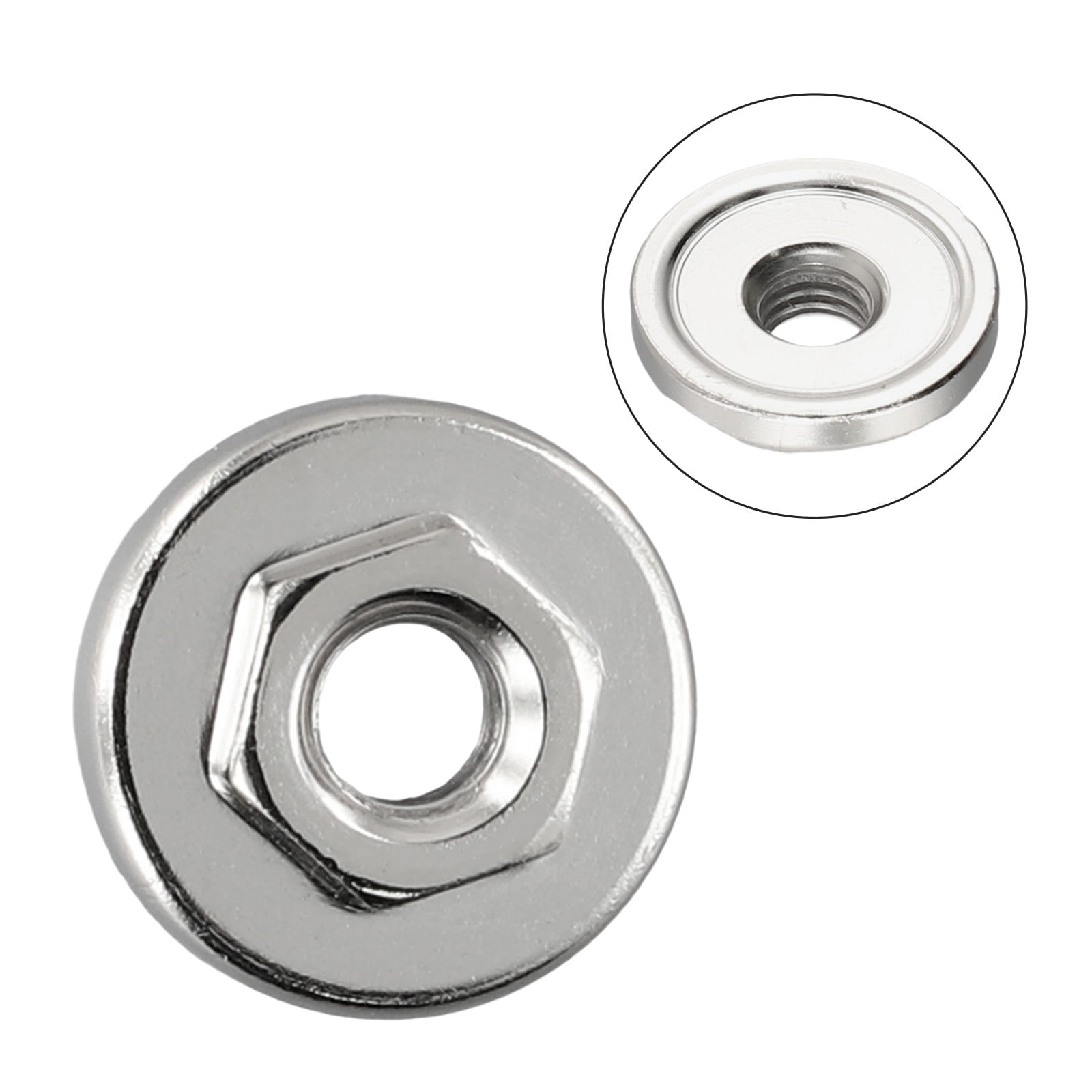 5-1pcs Angle Grinder Nut M10 M14 Nut Hexagon Platen For 100/125 Type ...