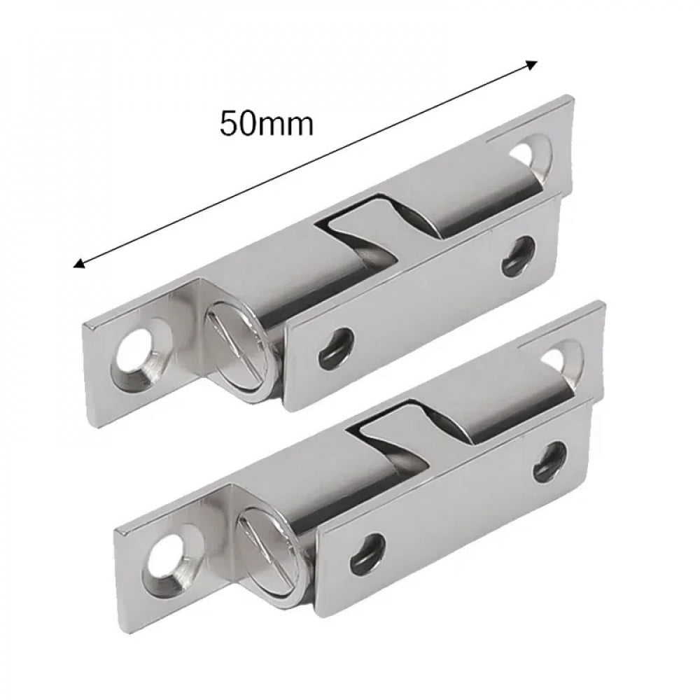 5/1pcs Furniture Door Ball Latch Brass Double Roller Spring Ball Catch ...