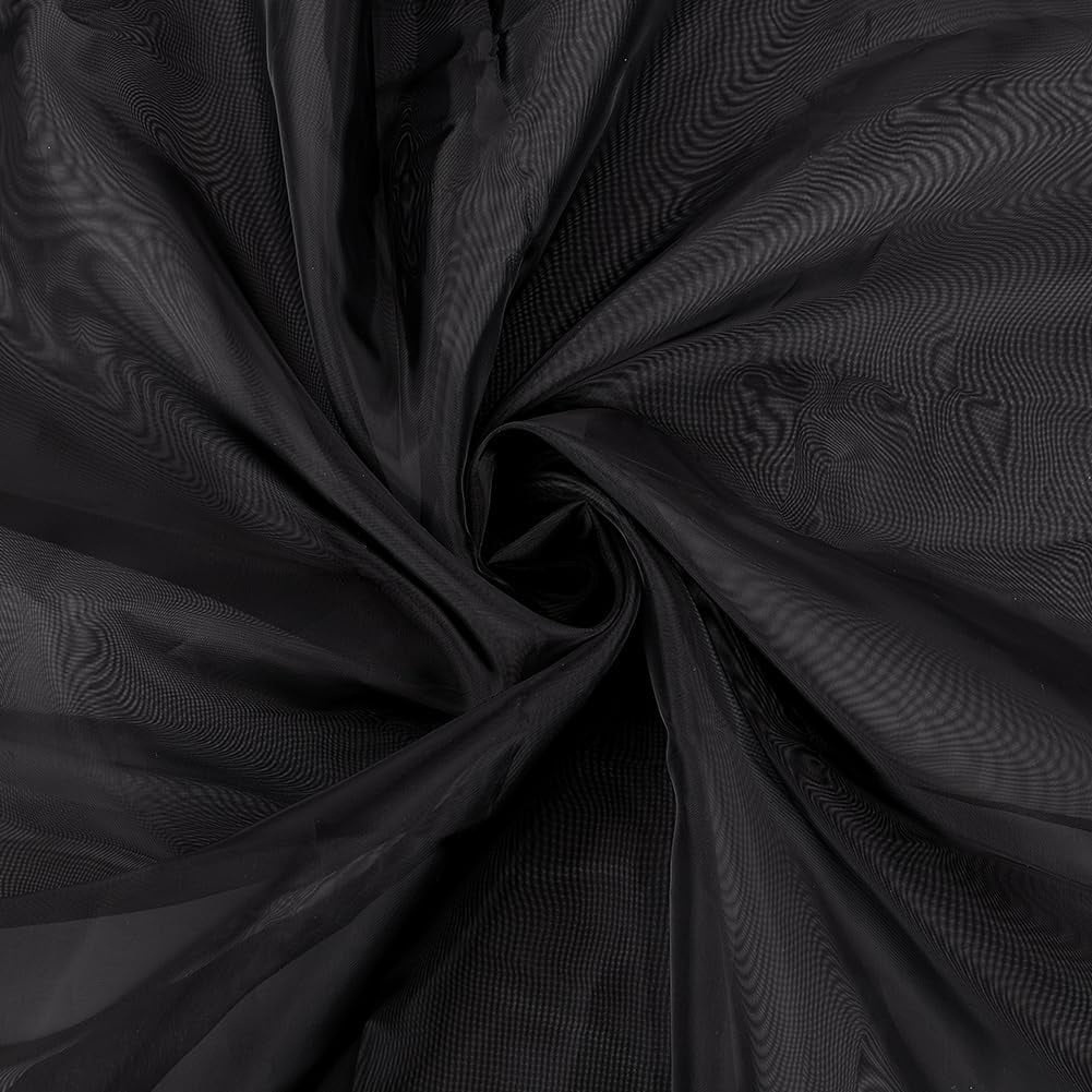 5.2×6.5Inches Black Extra Dense Polyester Crinoline Polyester Nylon ...