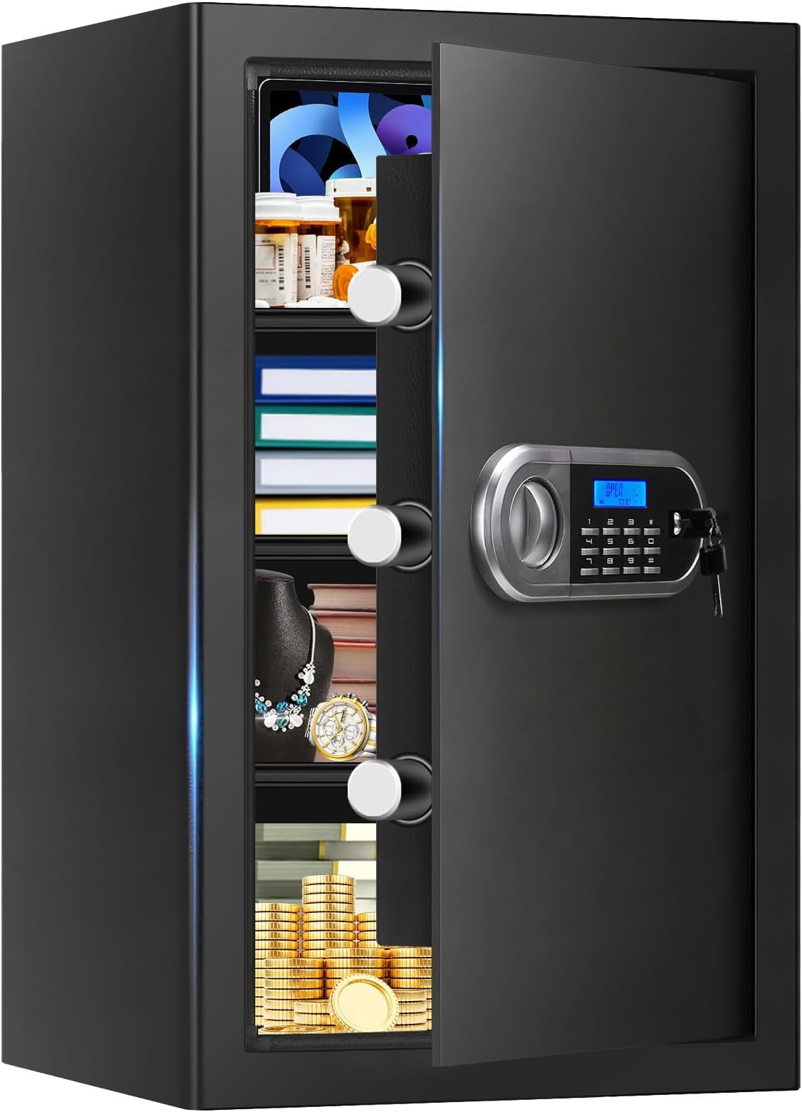 5.2 Cuft Large Safes for Use Fire and Water Proof, Anti- Digital Safe ...