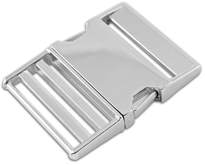 2 Inch Wide Metal Side Release Buckles for Straps, Nickel Plated ...