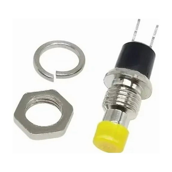 5/20/100Pcs 7mm Push Button Switch PBS-110/111 Momentary ON-OFF Micro Switch NO NC Reset Switch ...
