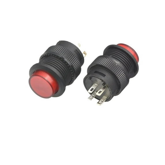 5/20PCS Self-locking 16MM Latching/Momentary Push Button Switch with ...