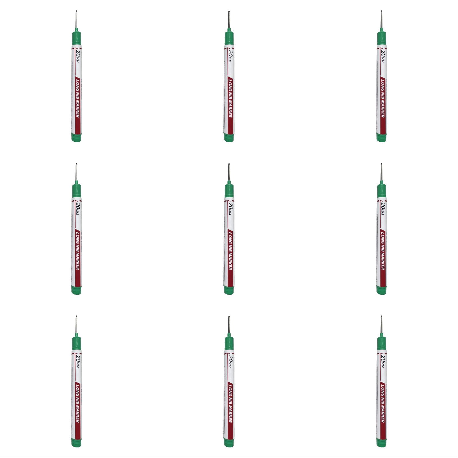 5-20Pcs 4.4 Inch Long Head Deep Hole Marker Pens Deep Reach Metal ...