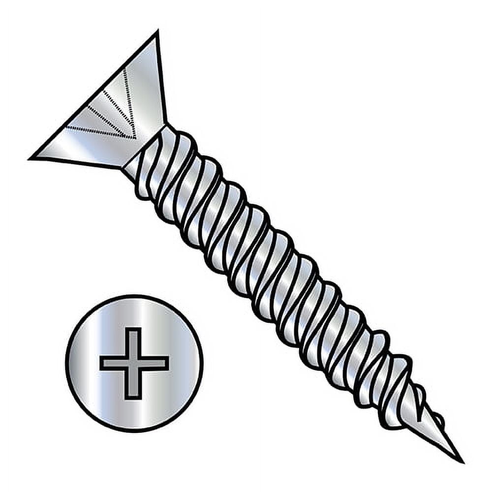 5-20X5/8 Phillips Flat Hinge Screw Twinfast Fine Thread Fully Threaded ...