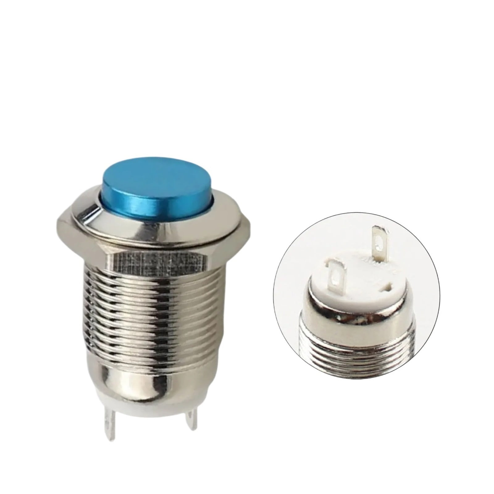 5/20pcs 12mm Waterproof Momentary High Round Metal Push Button Switch ...