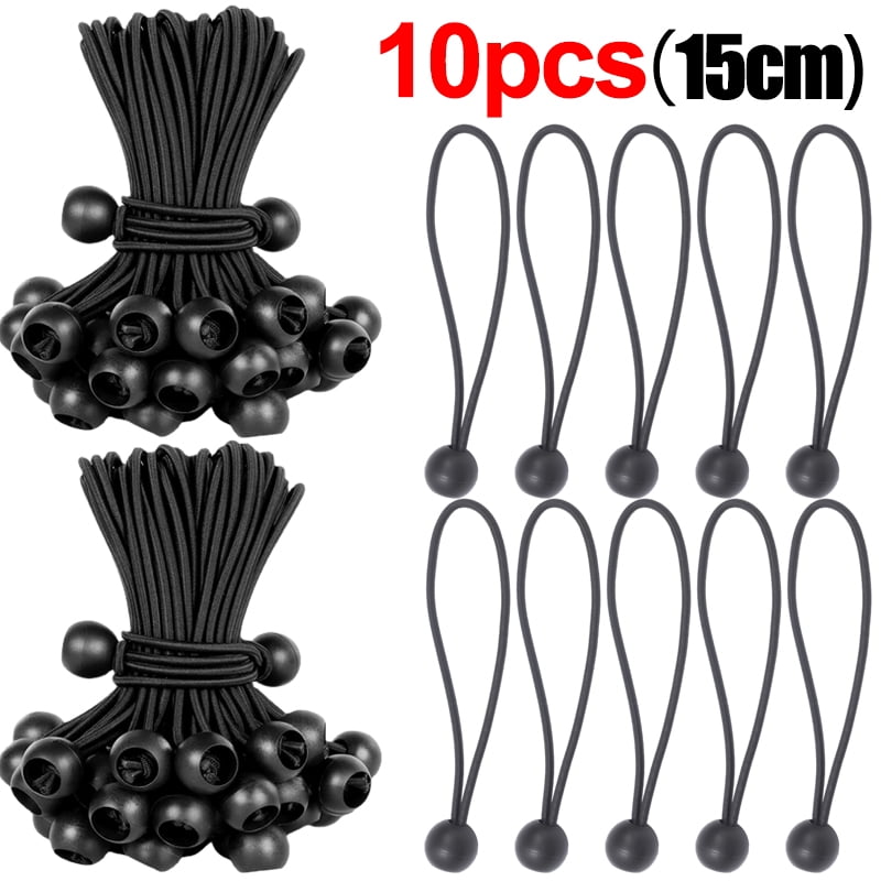 5/20pcs Bungee Cord Ball Tarps Canvas Tarpaulin Flagpole Ties Cord Ends Elastic Rope Fixed Boat ...