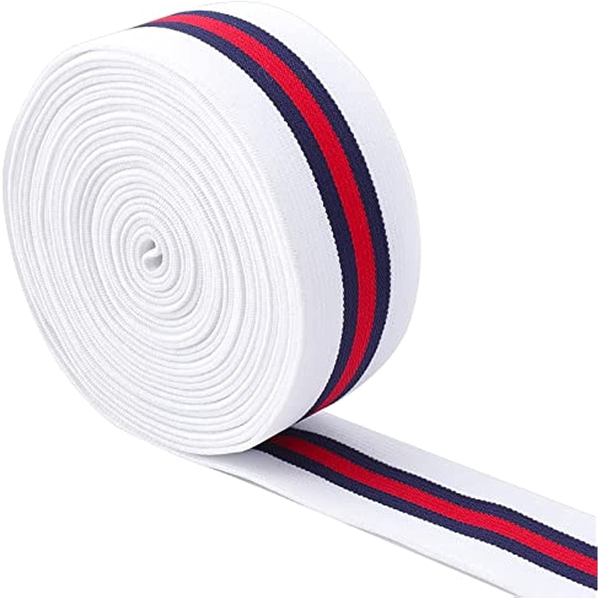 5.22Yards 1.6Inch Striped Elastic Band Elastic Sewing Bands Colorful ...