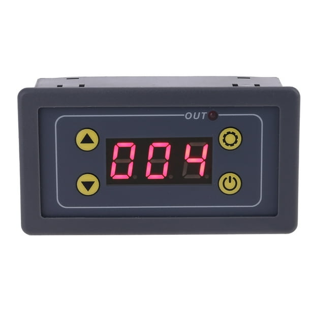 5-24VDC 110V-220VAC LED Display Digital Time Delay Relay Module Timing Delay Cycle Timer Relay ...
