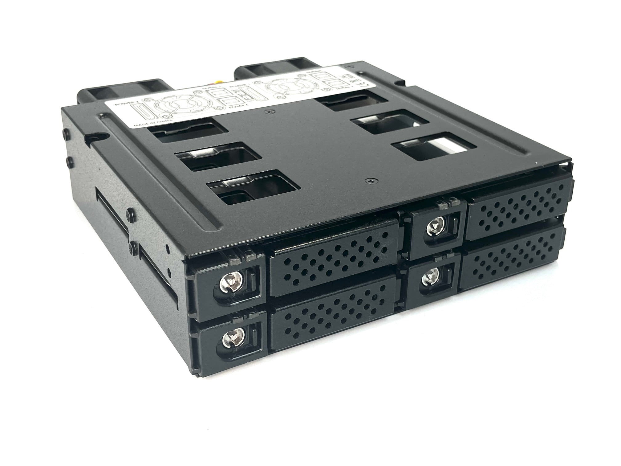 5.25 Bay x 4 NVMe U.2 M2 SSD Carrier HD-MiniSAS IO - Walmart.com