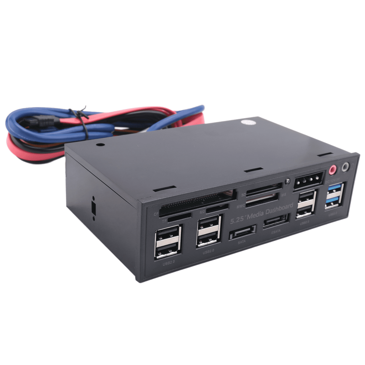 5.25 Inch Usb 3.0 Front Panel Pc Usb 3.0/2.0 Hub E-Sata Sata Audio ...