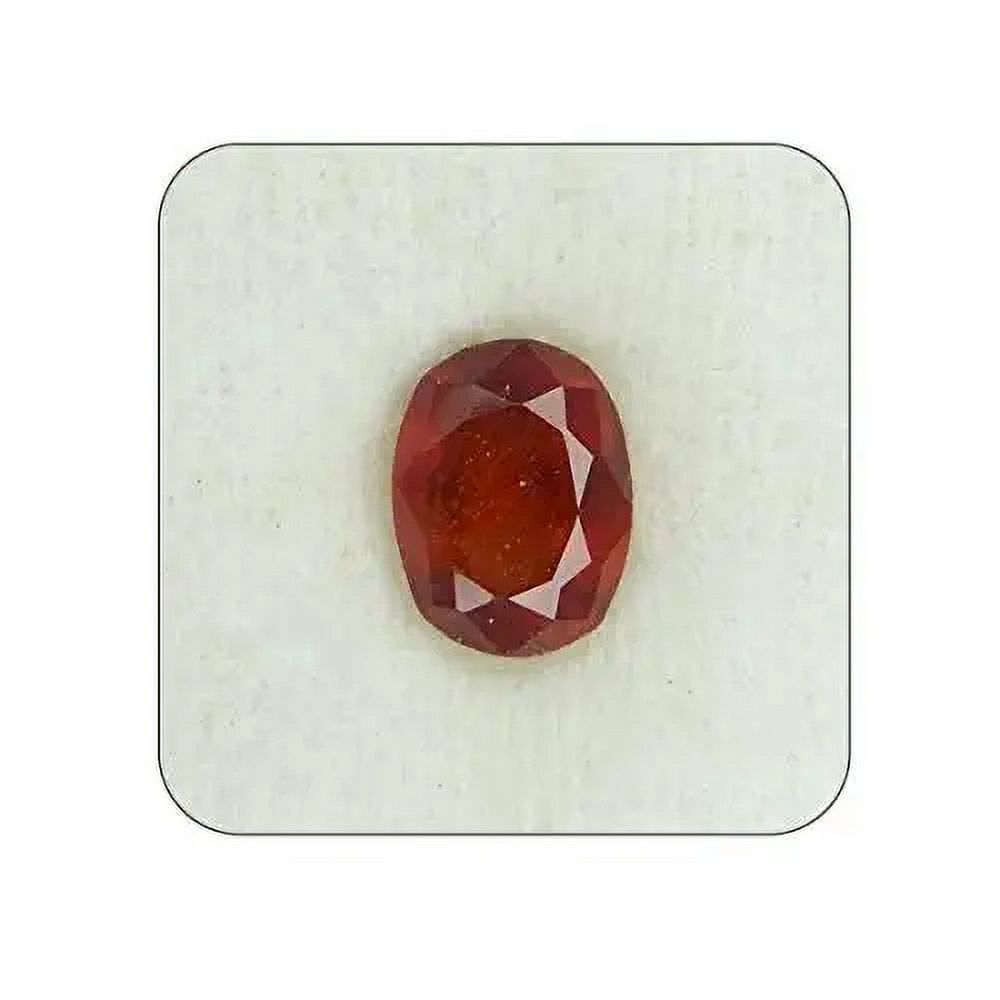 5.25 Ratti / 4.47 Carat Certified Gomed Stone Hessonite Garnet Gemstone ...