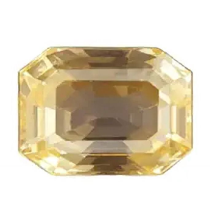 5.25 Ratti Natural Dulex Quality & Original Yellow Sapphire (Pukhraj ...