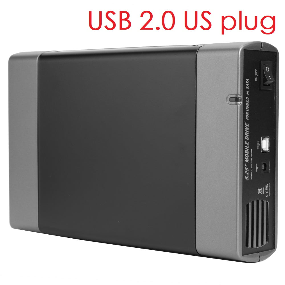 5.25 inch USB 2.0/USB 3.0 SATA External Optical Drive Case Enclosure ...