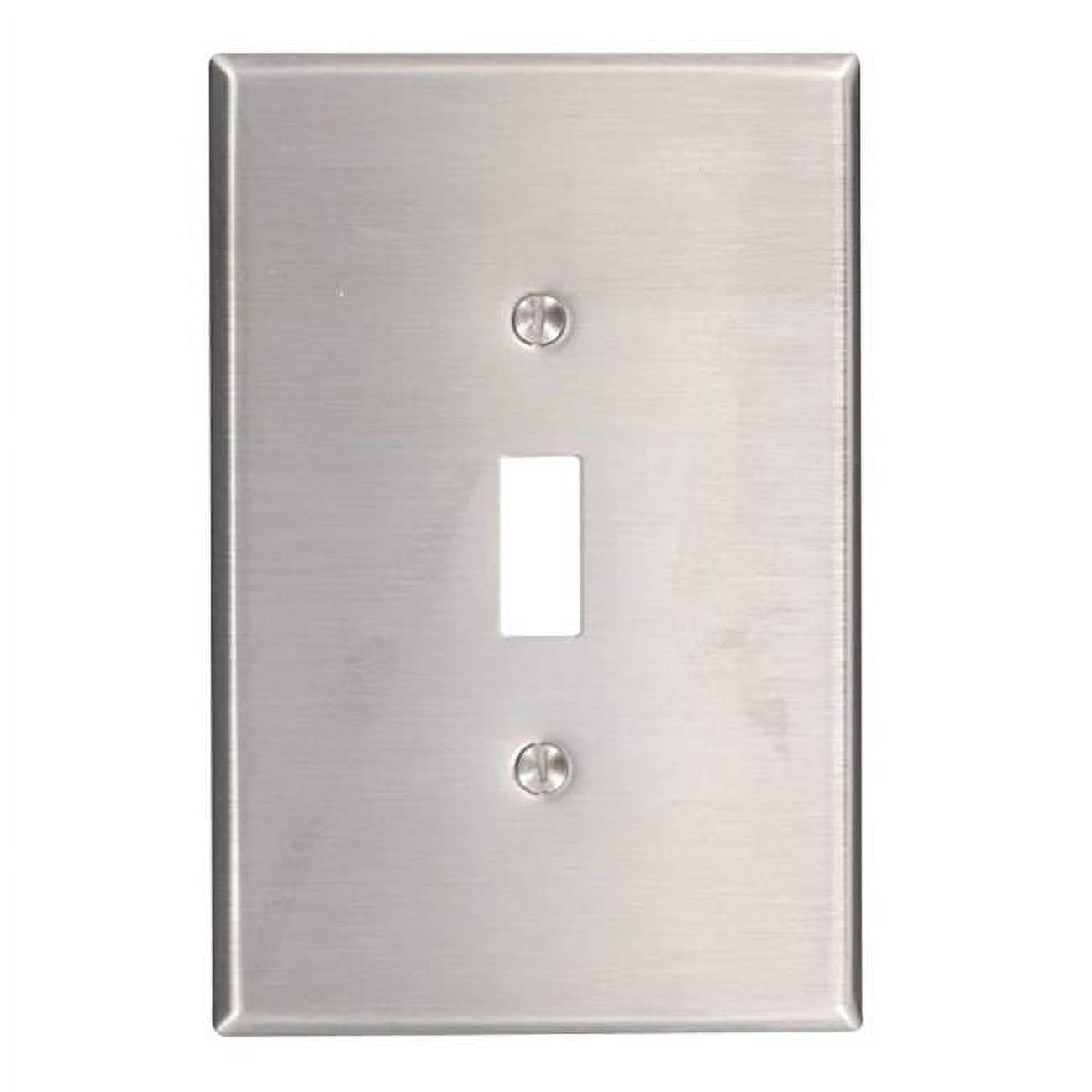 5.25 x 3.5 in. Oversized Stainless Steel Single-Gang 1-Toggle Wall ...