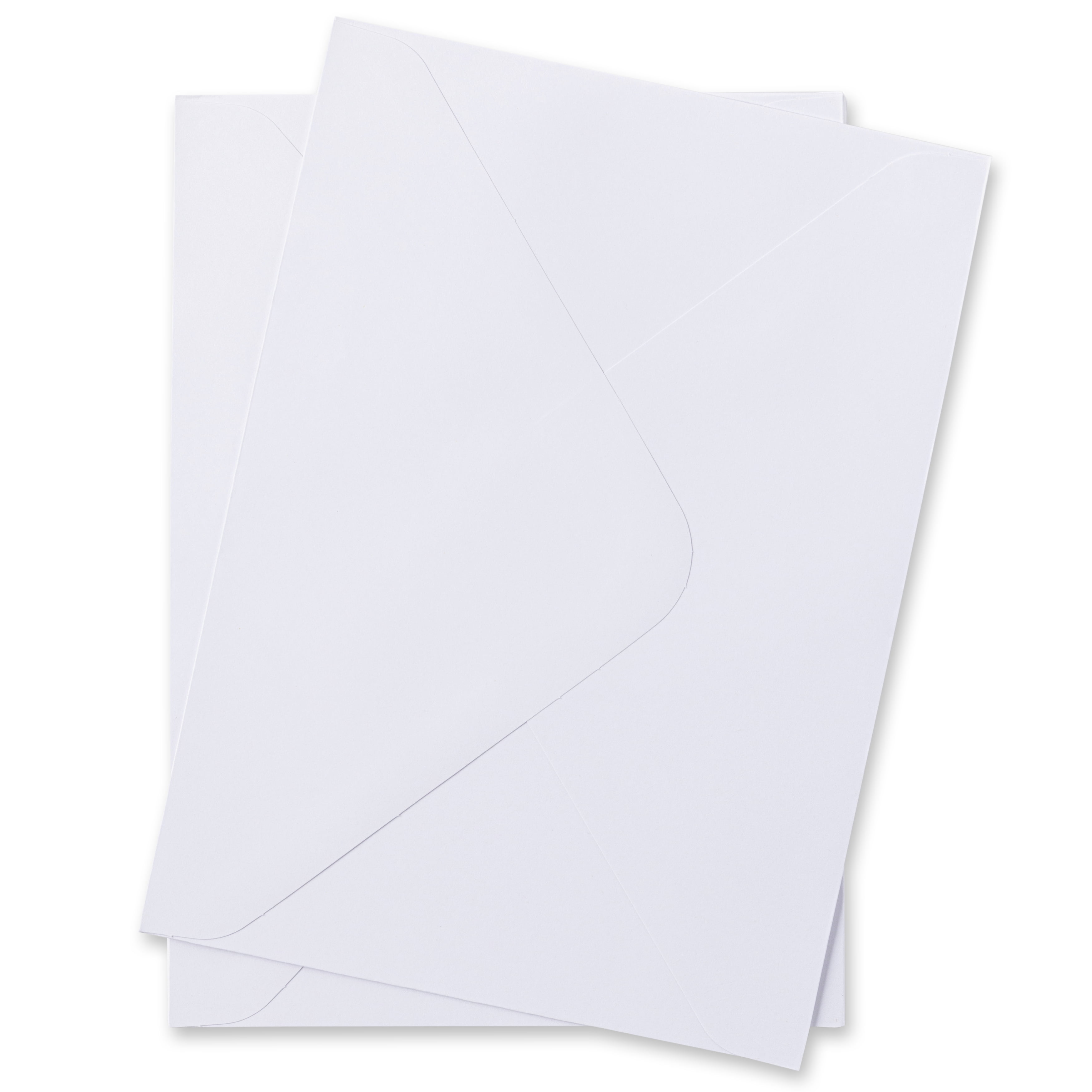 5.25" x 7.25" White Envelopes - 50ct. by Recollections - Walmart.com