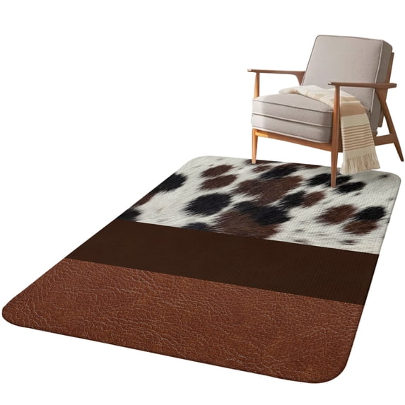 5.25'x6.56' Area Rug for Living Room, Animals Texture Non Slip Soft ...