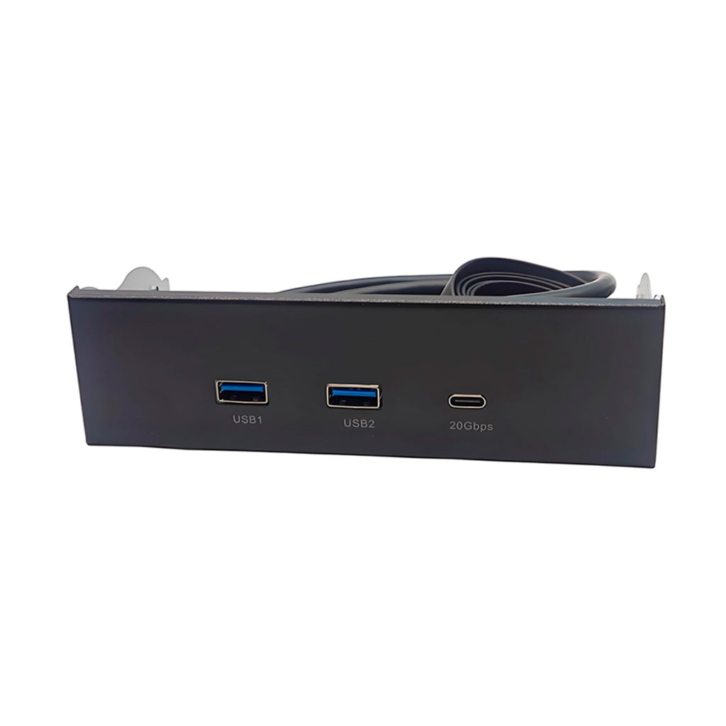 5.25Inch Disk Bay USB Panel with Double USB3.2 Port and Type C Port for ...