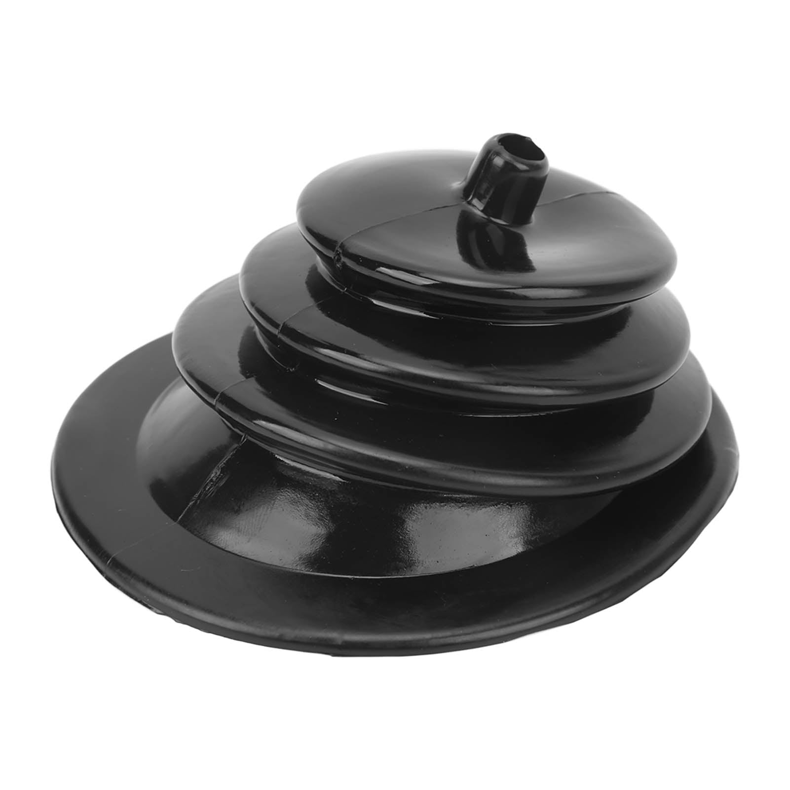 5.25in Round Shifter Boot with Chrome Ring 1651 Universal Automotive ...