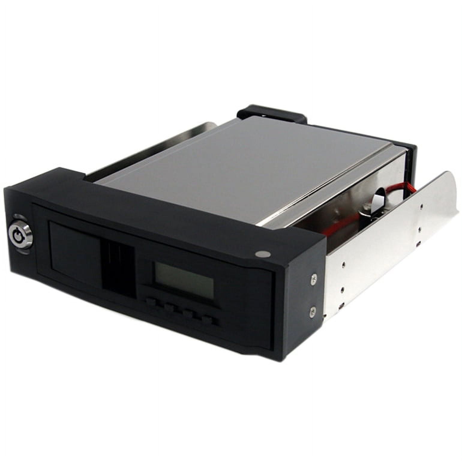 5.25in Trayless Hot Swap Mobile Rack for 3.5in SATA HDD with LCD & Fan ...