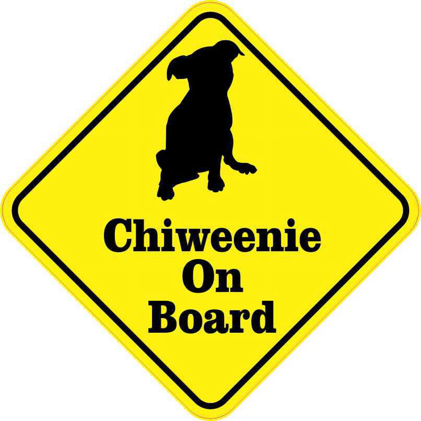 5.25in x 5.25in Chiweenie On Board Sticker - Walmart.com