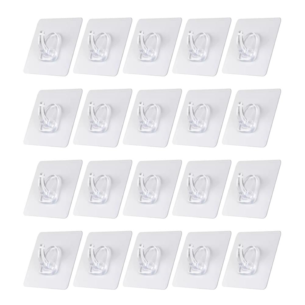 5-25pcs Self Adhesive Strong Sticky Hooks Heavy Duty Wall Seamless ...