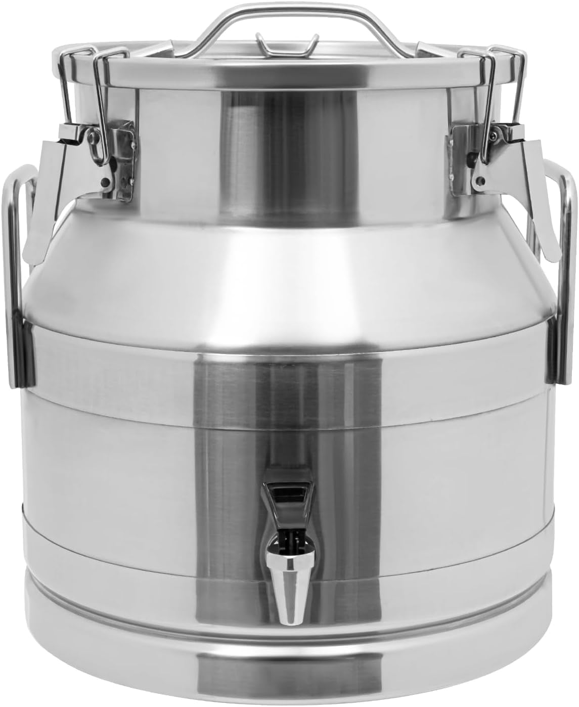 5.28 Gallon 304 Stainless Steel Milk Can,Wine Pail Bucket with Sealed ...