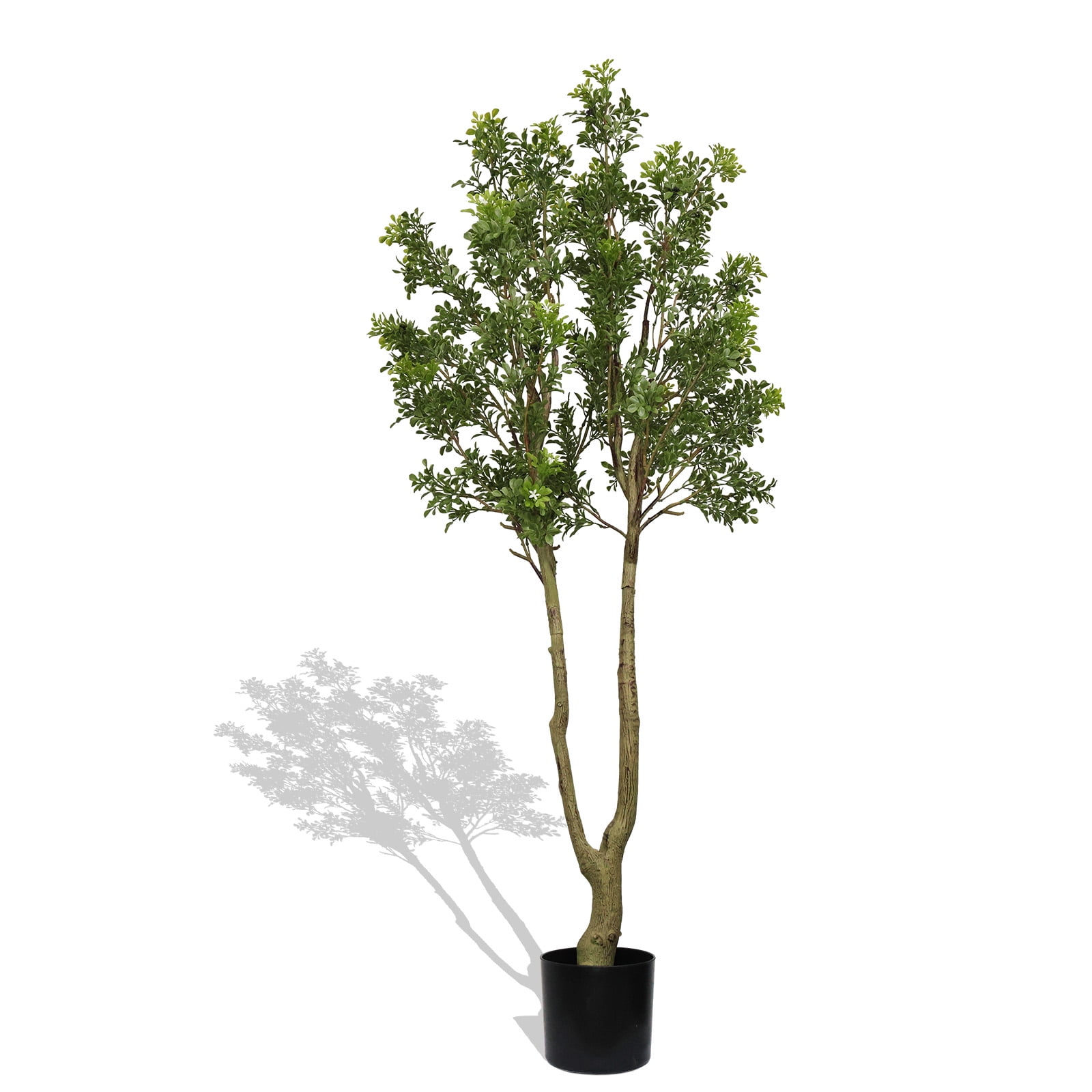 5.2FT Artificial Evergreen Tree - Highly Realistic Curved Branches ...