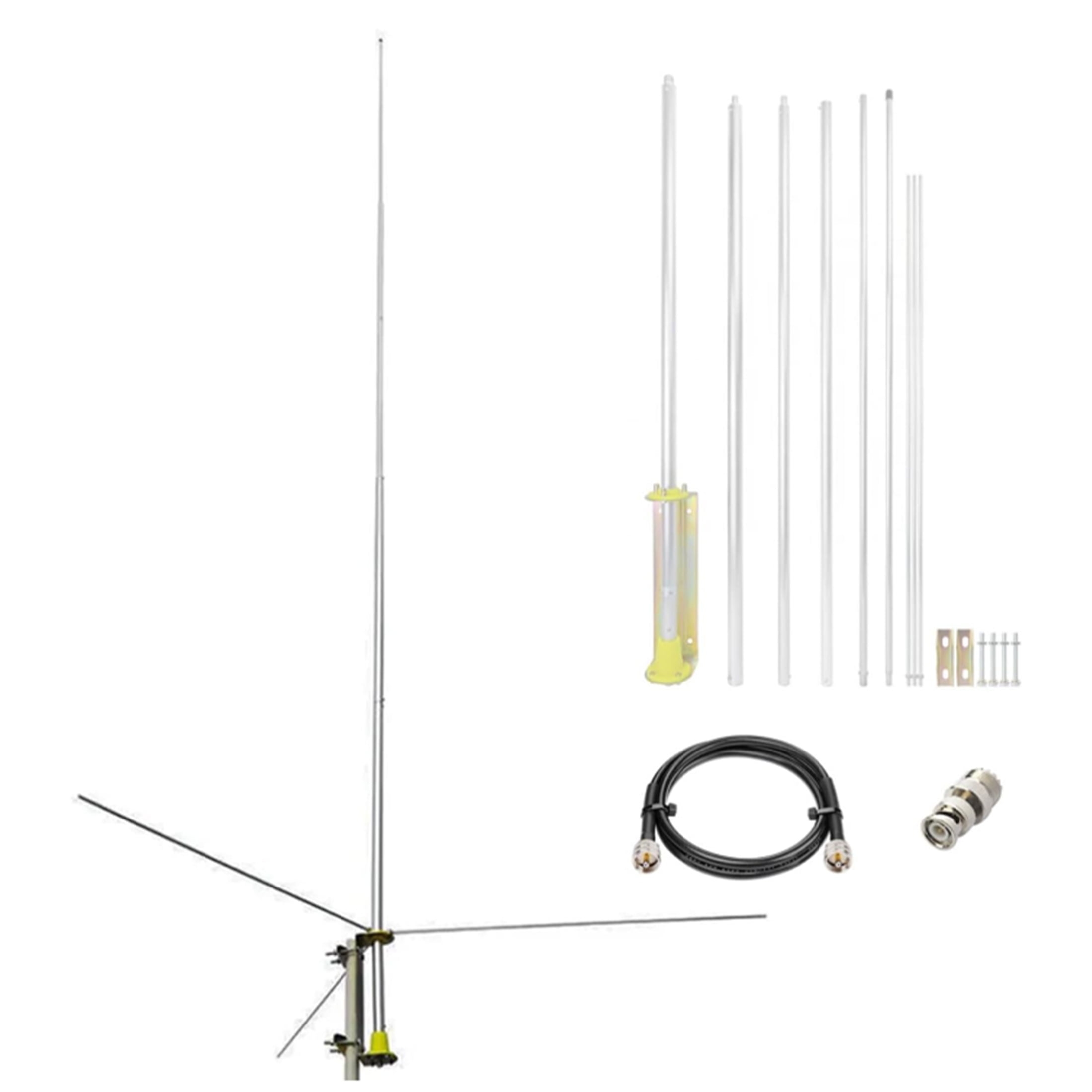 5.2meters 27MHz CB Base Antenna Ham Radio Base Station Antennas Kit ...
