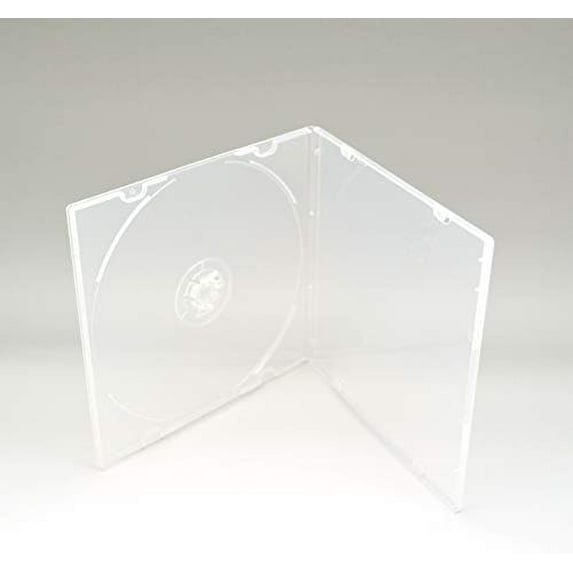 5.2mm CD Case, Slim Single Clear PP Poly Plastic Cases with Outer ...