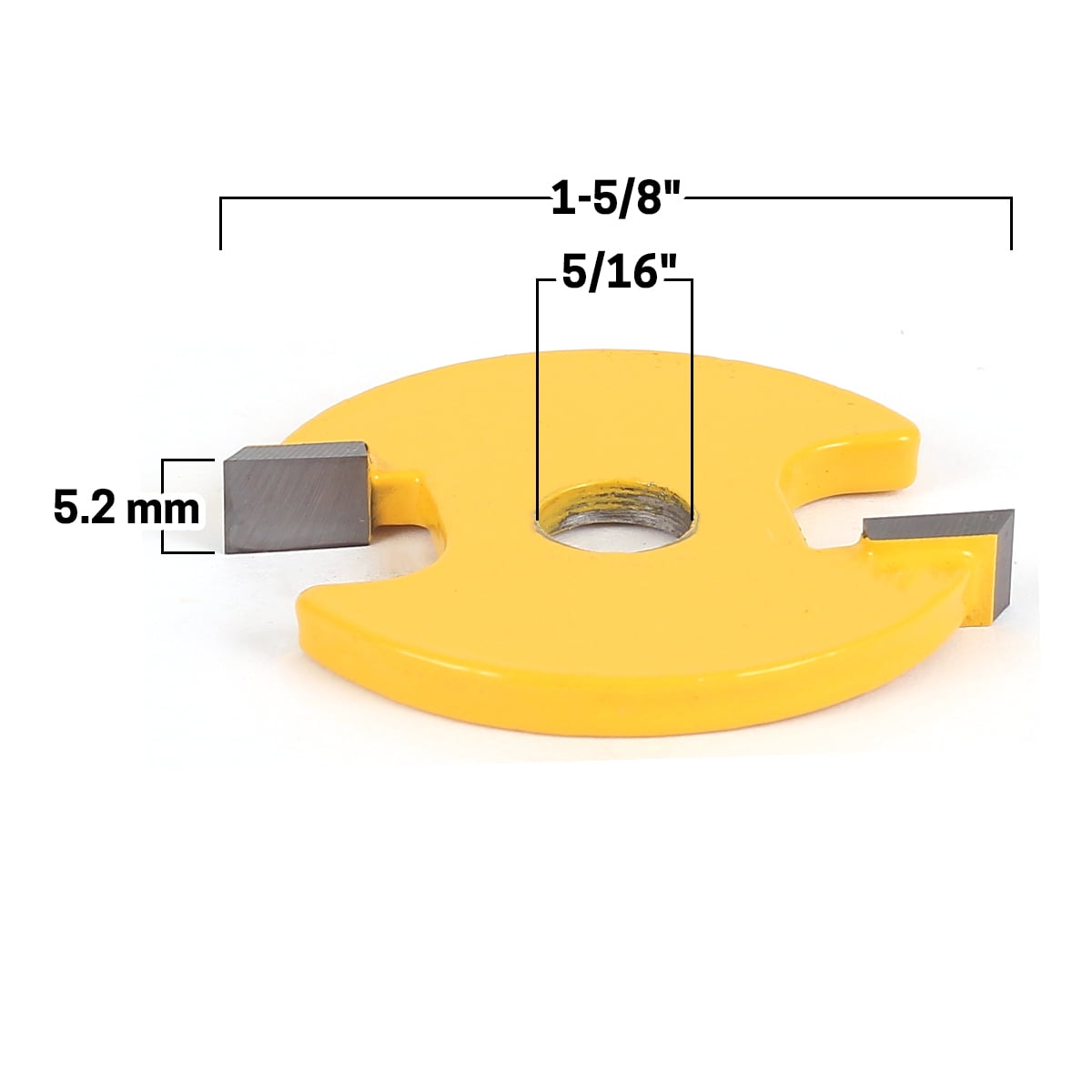 5.2mm Cutter for Rail and Stile Router Bit Plywood Conversion Kit ...