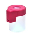 5.2oz Magnifying Viewing Jar - with LED Light, Airtight Transparent ...