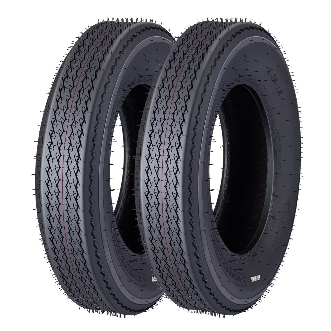 CuisinSmart 5.3-12 Trailer Tires, Load Range C, 6PR, Set of 2, 475lbs ...