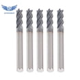 5 × 3/16" 4 Flute Regular Carbide End Mill 2" Overall Length - TiALN ...