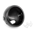 5 3/4" Motorcycle Headlight Chrome Housing Headlamp Light Bulb Bucket 5 ...