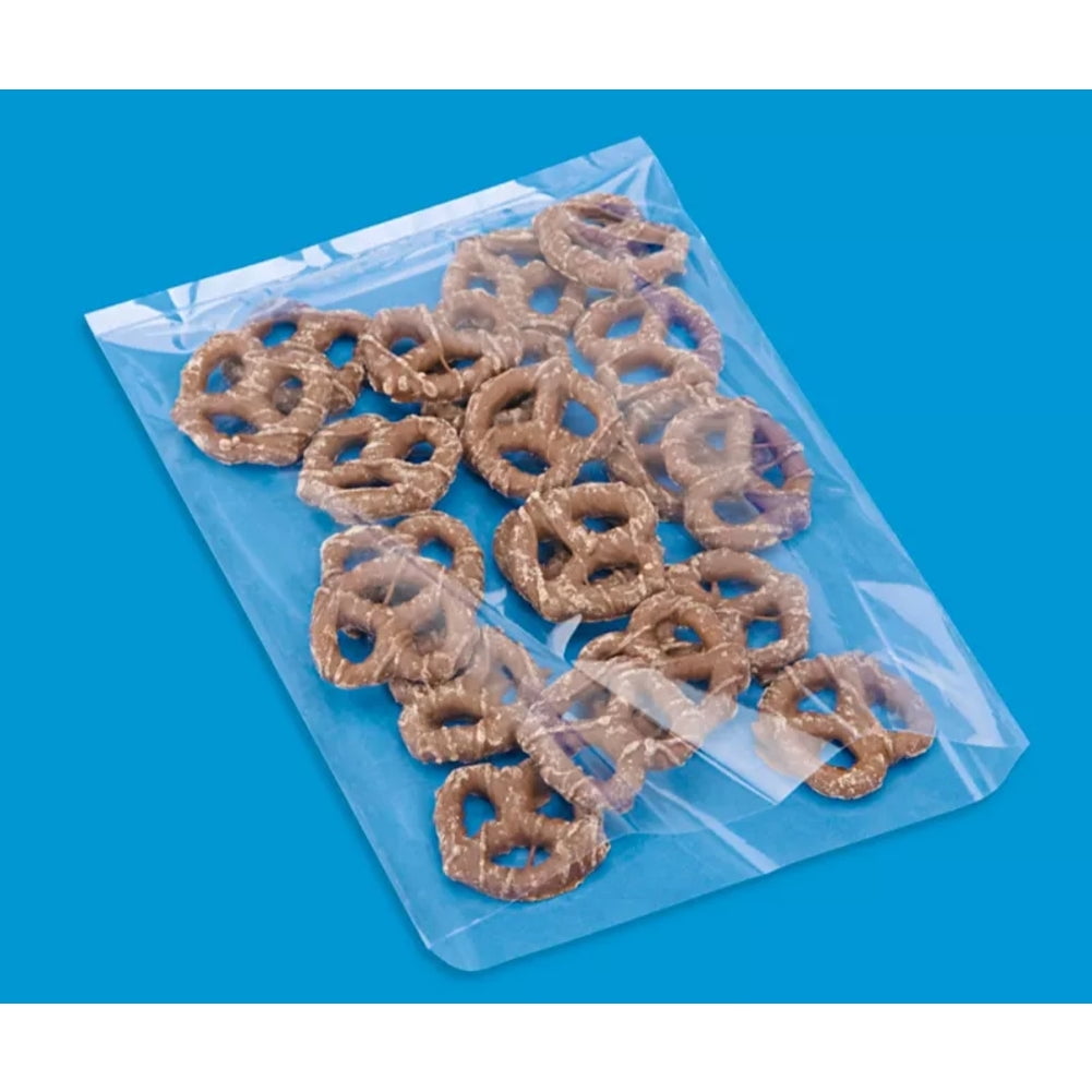 5 3/4" x 7 3/4" Flat Polypropylene Clear Bags - 1.5 Mil Thickness - 100 ...