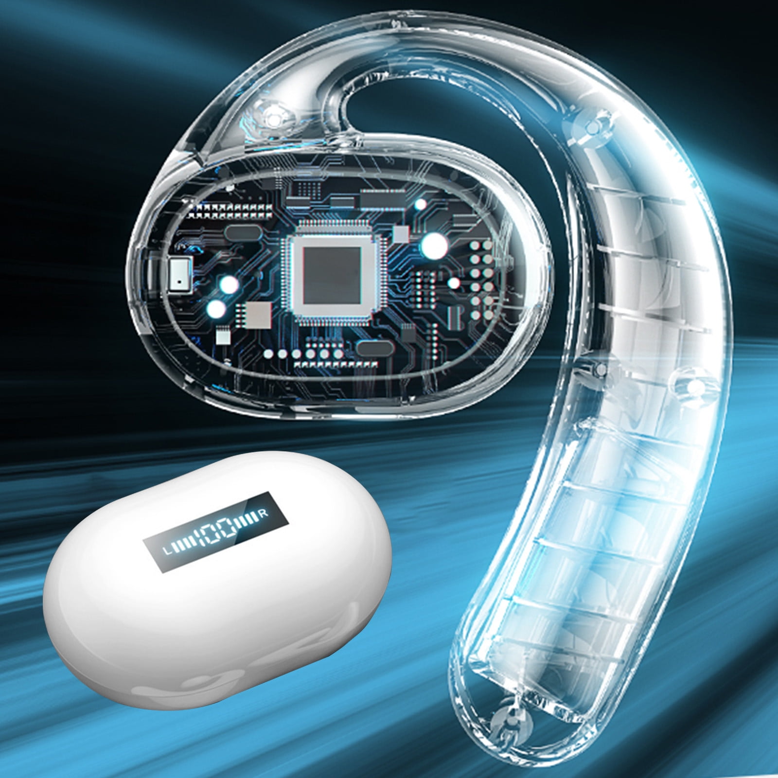 5.3 Bluetooth Headset, Ultra-Low Latency, Lossless Transmission,Smart ...