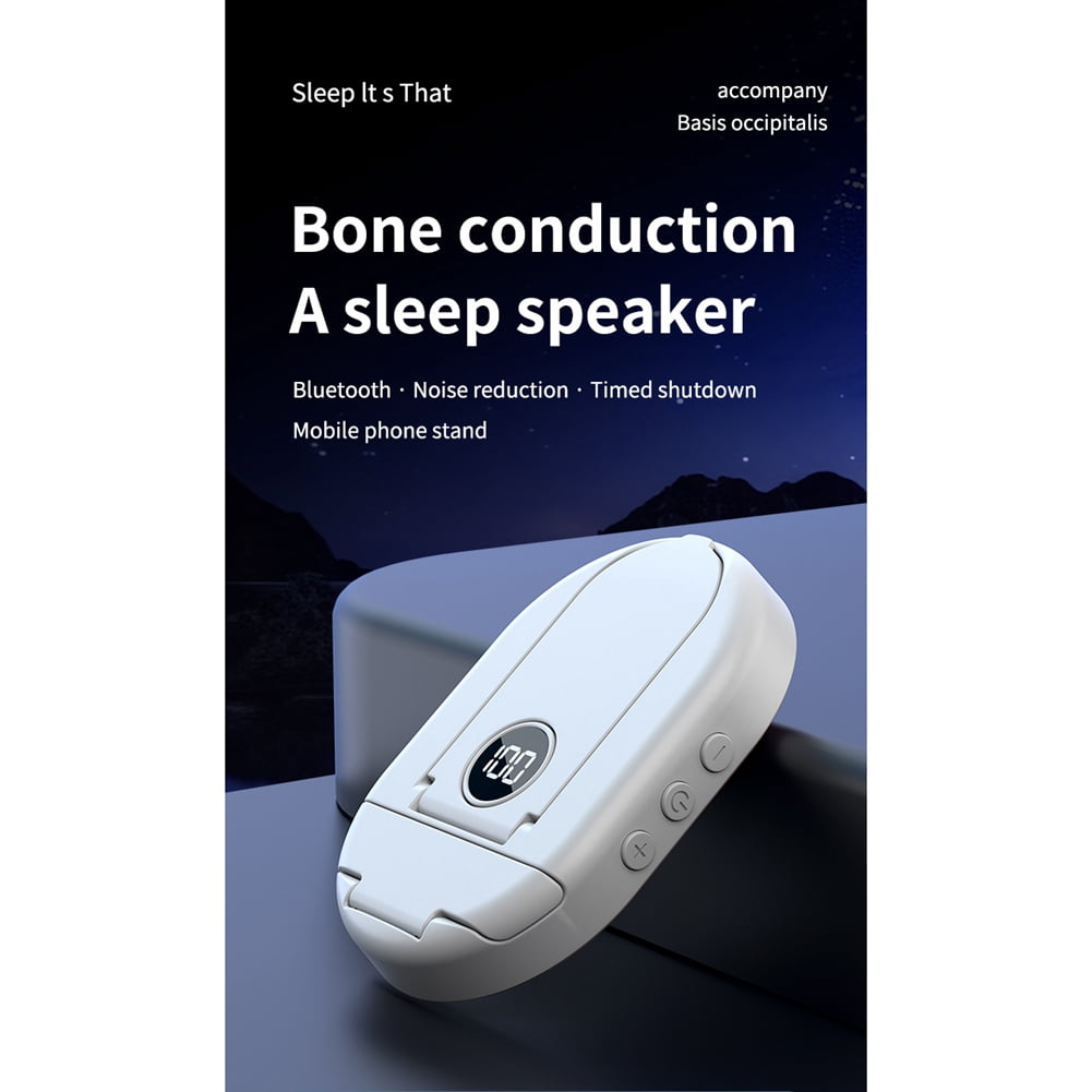 5.3 Bluetooth Sleep Speaker Wireless Bone Conduction Speakers Noise Reduction with White Noise ...