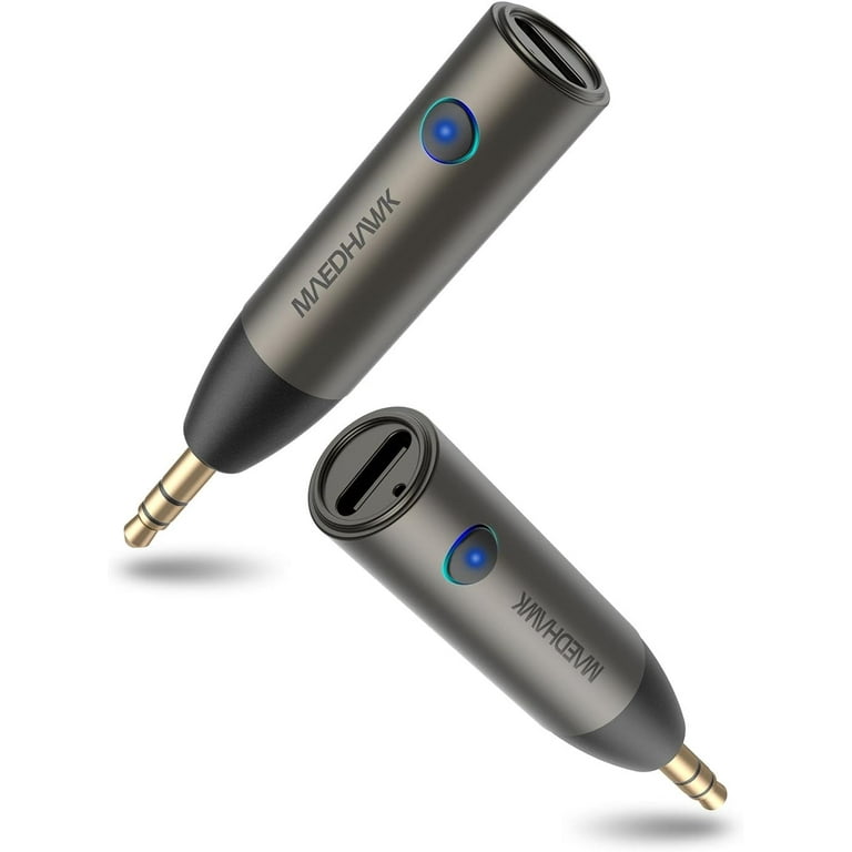 5.3 Car Bluetooth Aux Adapter Stable Connection 3.5mm Bluetooth Adapter Audio Receiver for Car Walmart