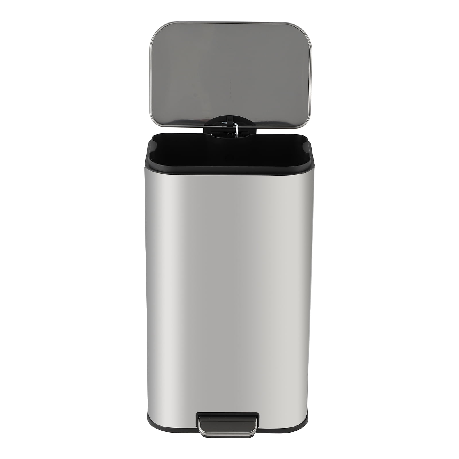 5.3 Gallon / 20 Liter Trash Can Stainless Steel Garbage Can with ...