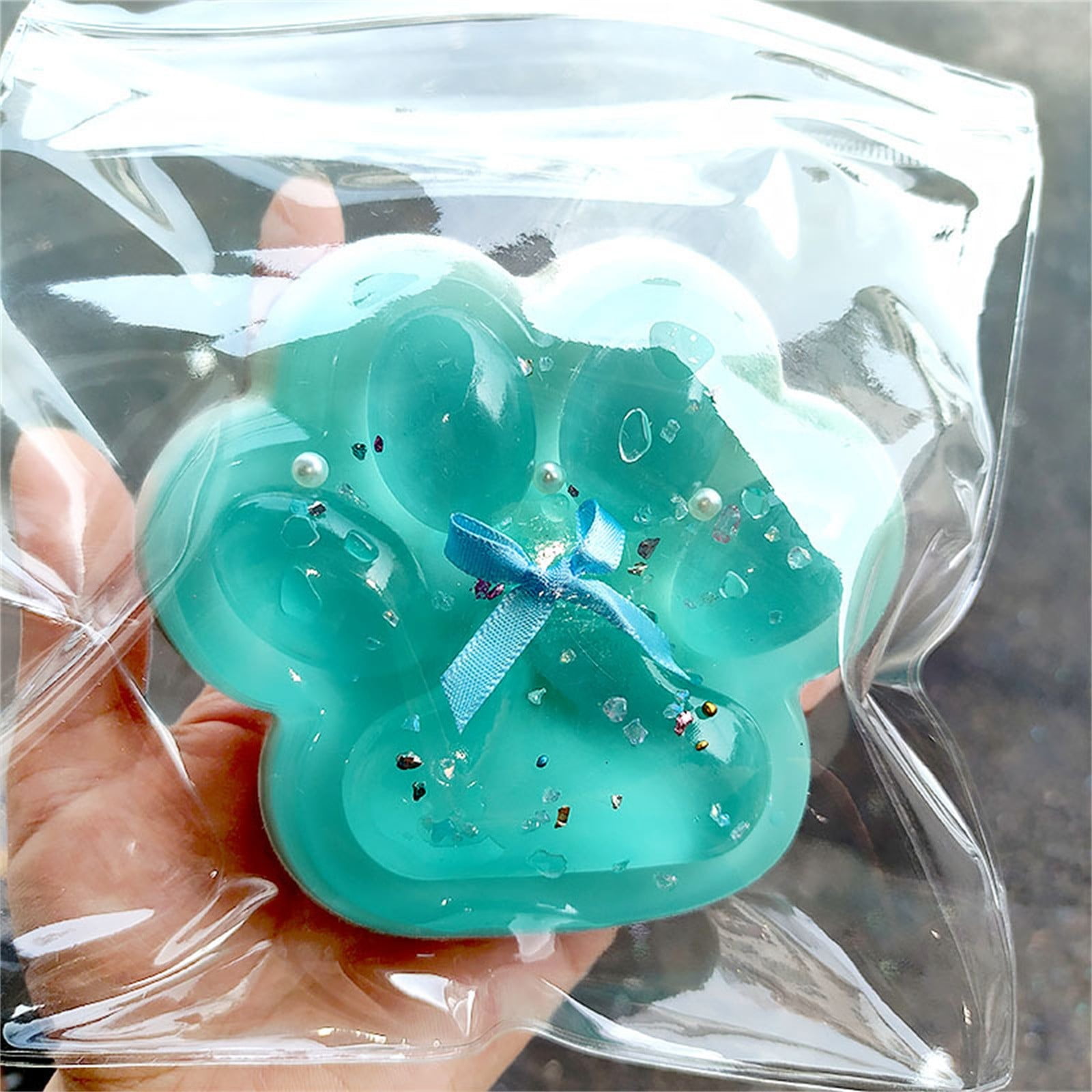 5.3 Inch Taba Giant Paw Squishy for Kids Adults, Big Furry Cat Paw ...