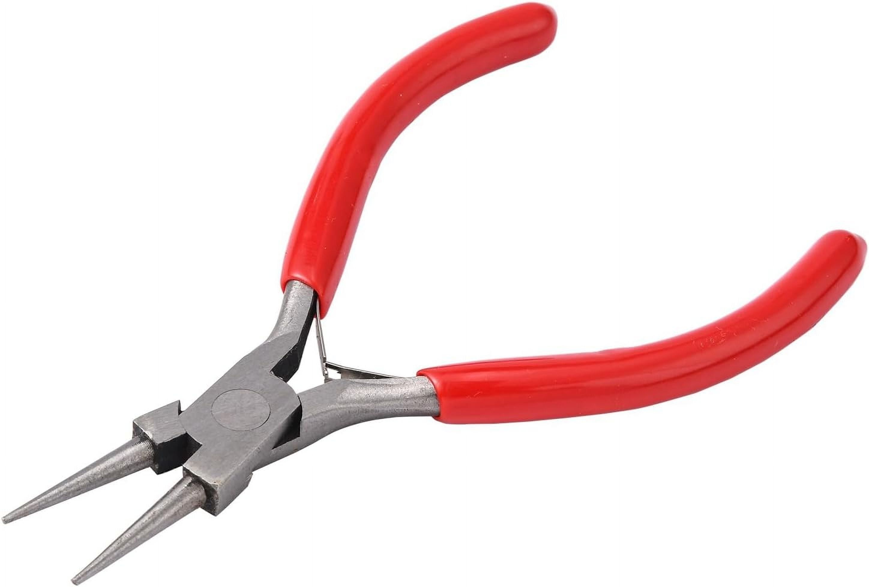 5.3 Inches -Round Nose Pliers for Jewelry Making High Carbon Steel ...