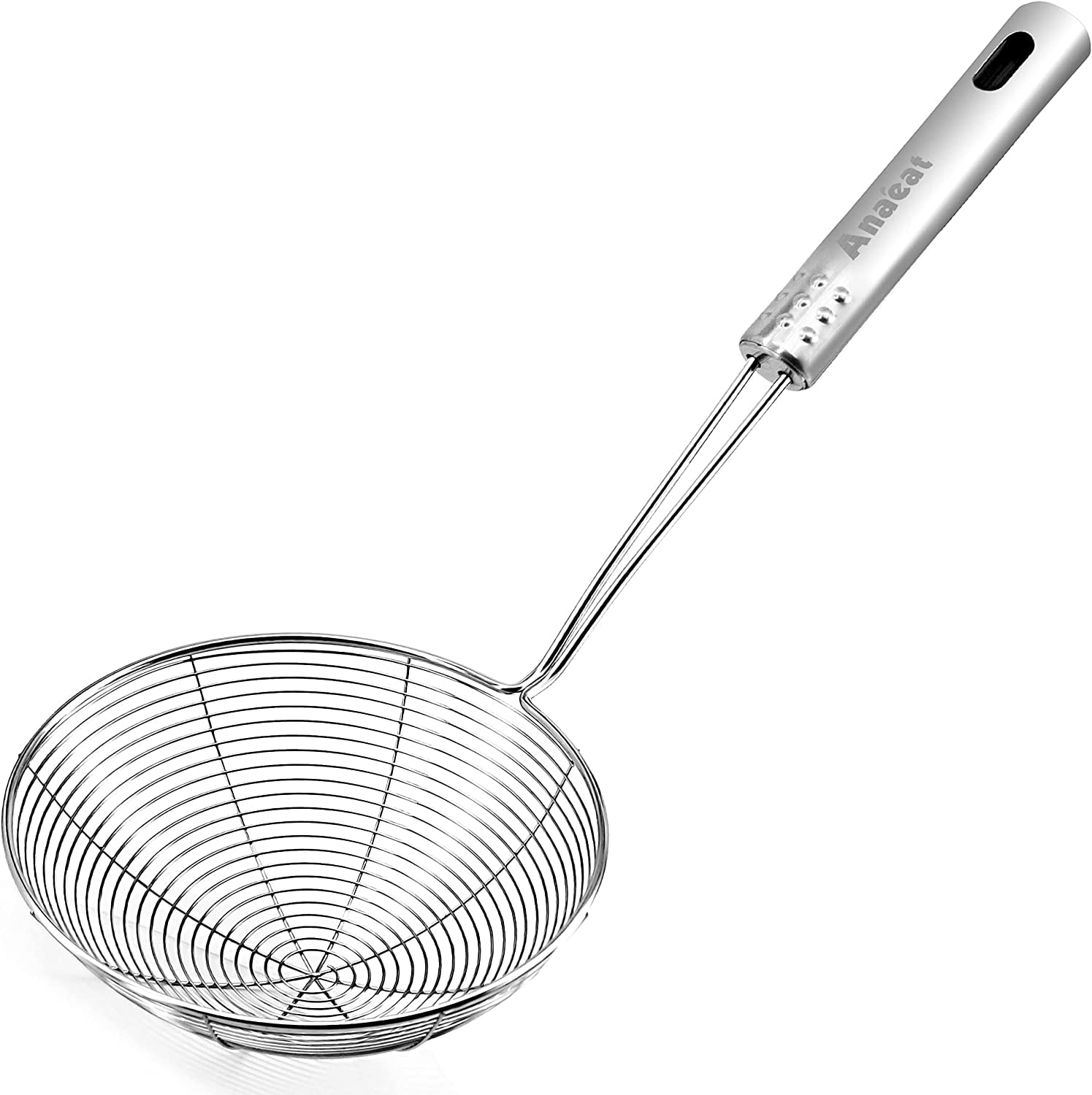 5.3" Stainless Steel Spider Skimmer, Professional Kitchen Pasta ...